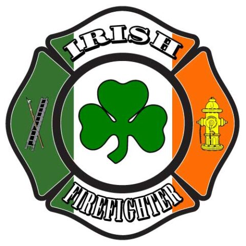 Irish Firefighter Maltese - Fireman's Graphics - Vinyl Graphic Printing
